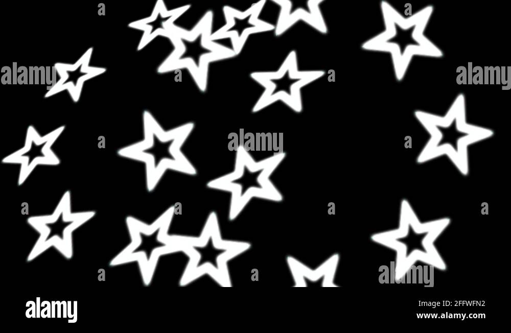 Star shapes HD background Stock Video Footage - Alamy
