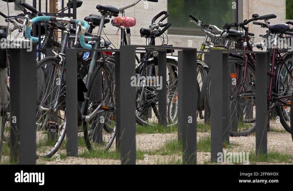 Student bike rack Stock Videos & Footage - HD and 4K Video Clips - Alamy