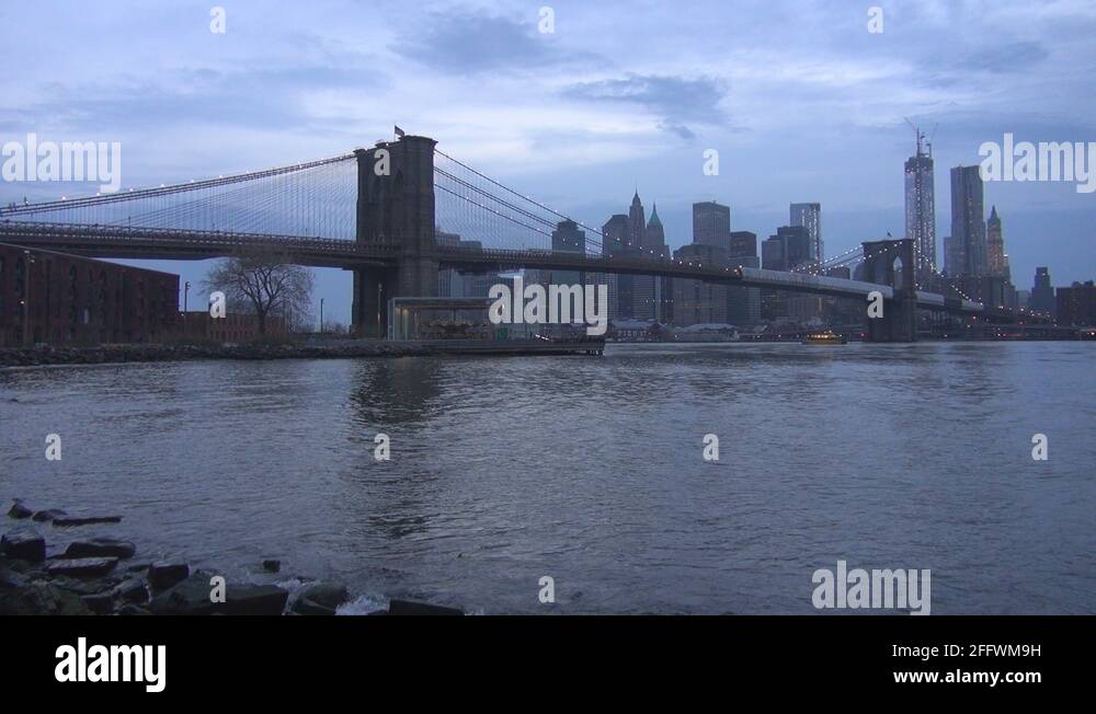 Brooklyn bridge skyline panorama Stock Videos & Footage - HD and 4K ...