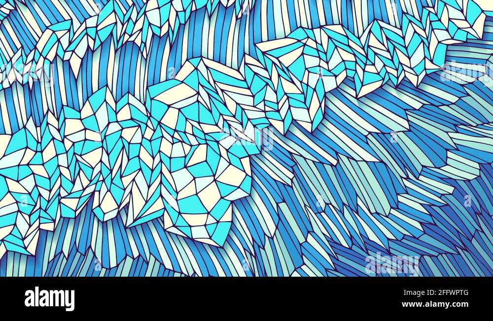 Hand drawn crystalline structure background animation Stock Video ...