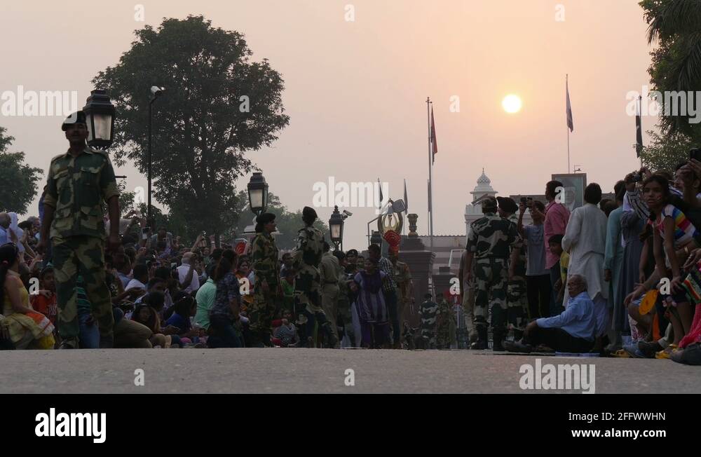 Wagah attari border Stock Videos & Footage - HD and 4K Video Clips - Alamy