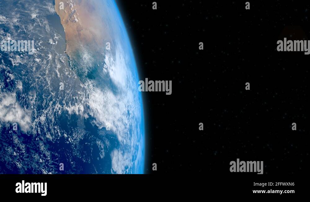 Real Realistic EARTH in space LOOP 1920X1080 Stock Video Footage - Alamy