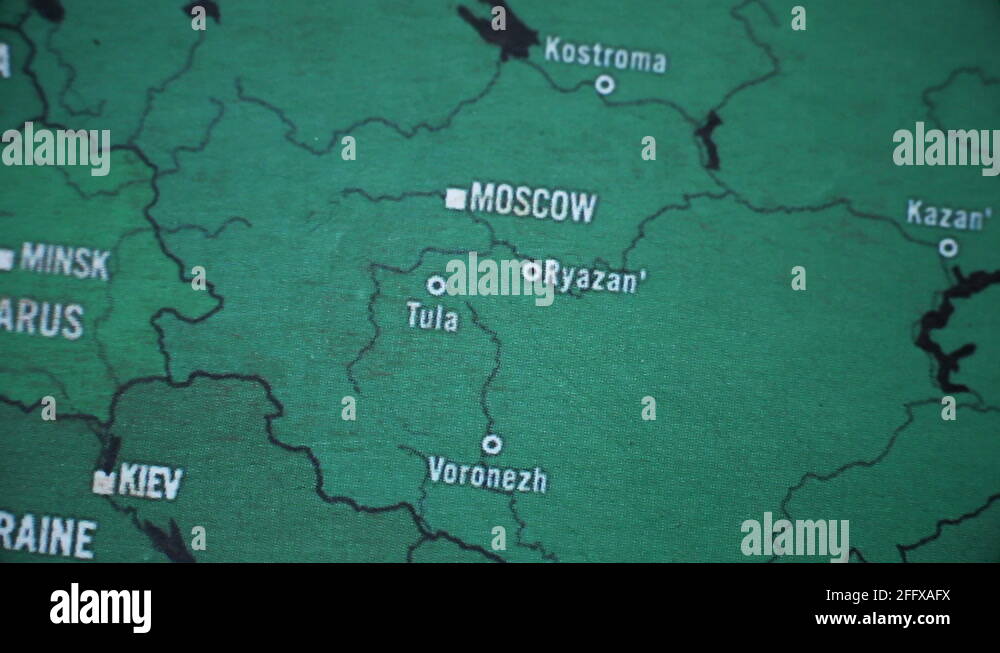 Russia On World Map Stock Video Footage - Alamy