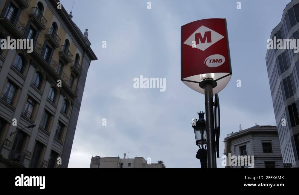 Barcelona metro station sign Stock Videos & Footage - HD and 4K Video ...