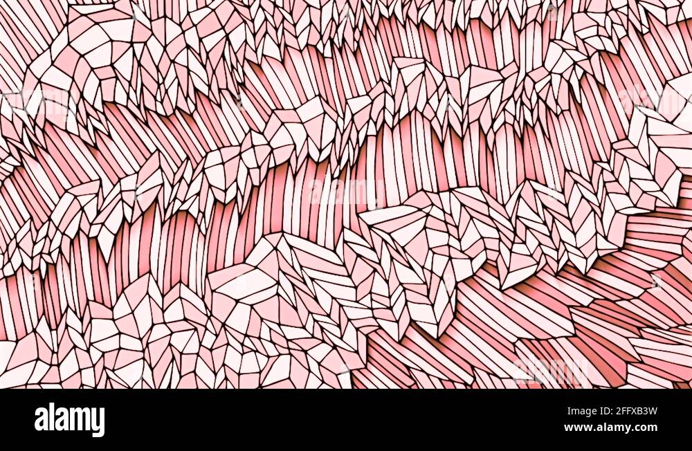 Hand drawn crystalline structure background animation Stock Video ...