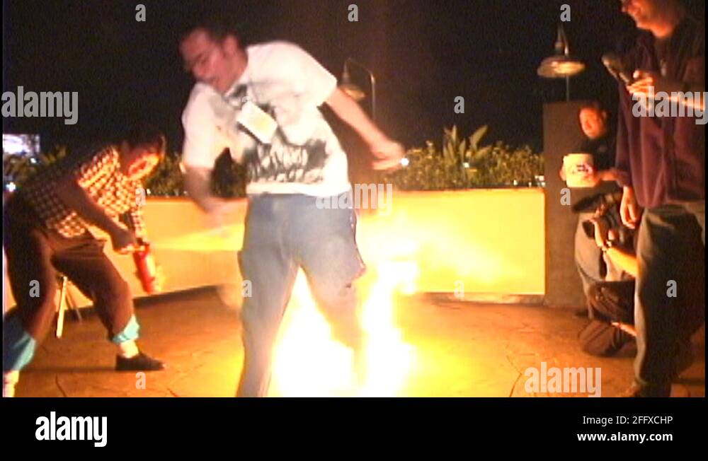 Stunt man fire Stock Videos & Footage - HD and 4K Video Clips - Alamy