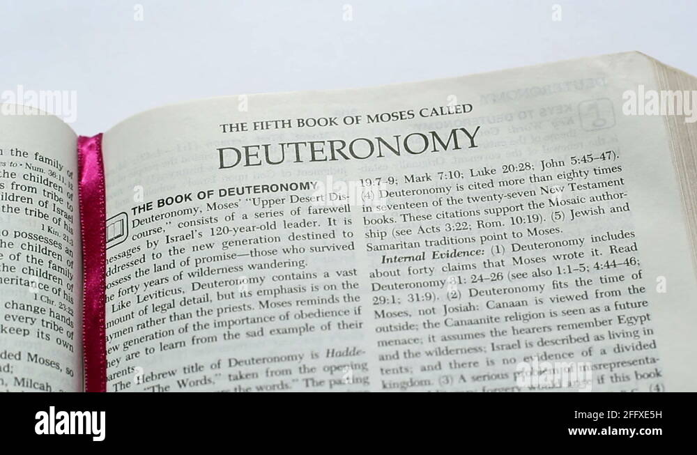 Deuteronomy book Stock Videos & Footage - HD and 4K Video Clips - Alamy