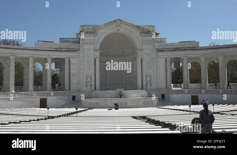 Arlington national cemetery memorial amphitheater Stock Videos ...