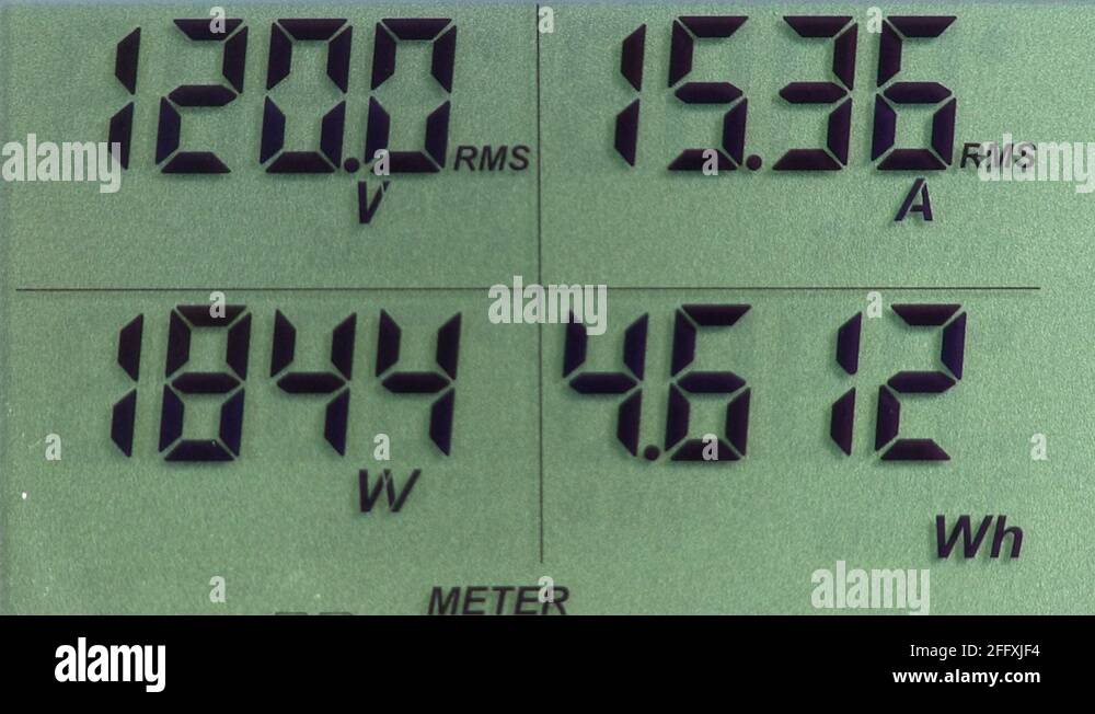 Digital electric service meter Stock Videos & Footage - HD and 4K Video ...