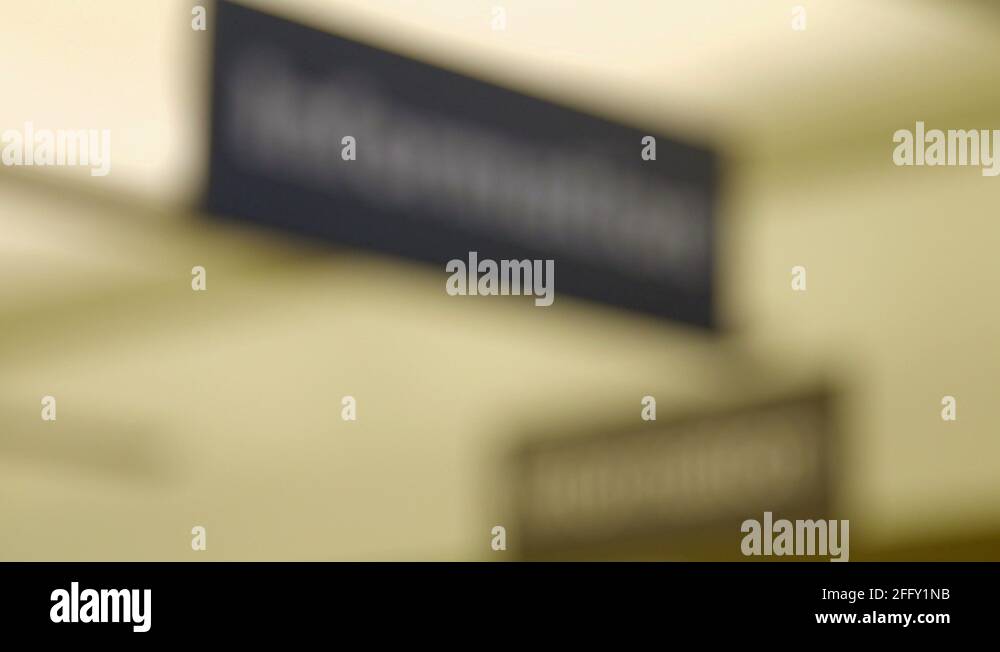 Sign signs information english language Stock Videos & Footage - HD and ...