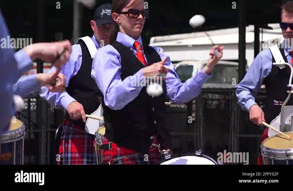 Woman in bagpipe band Stock Videos & Footage - HD and 4K Video Clips ...
