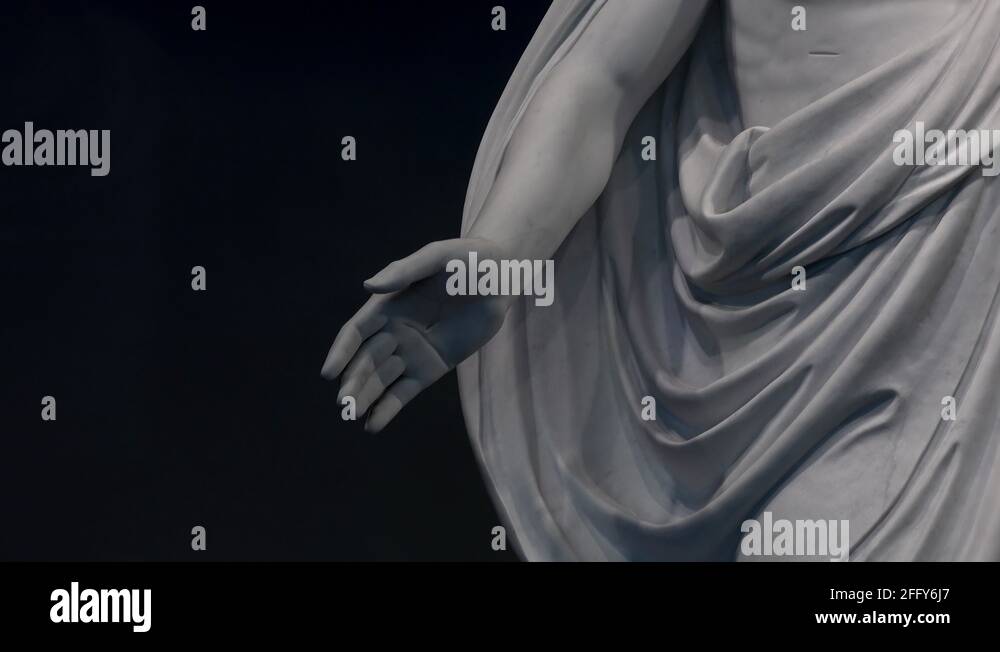 Jesus Christ Christus statue LDS Mormon Temple 4K 004 Stock Video ...