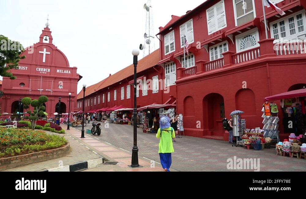 Red buildings dutch square malaysia Stock Videos & Footage - HD and 4K ...