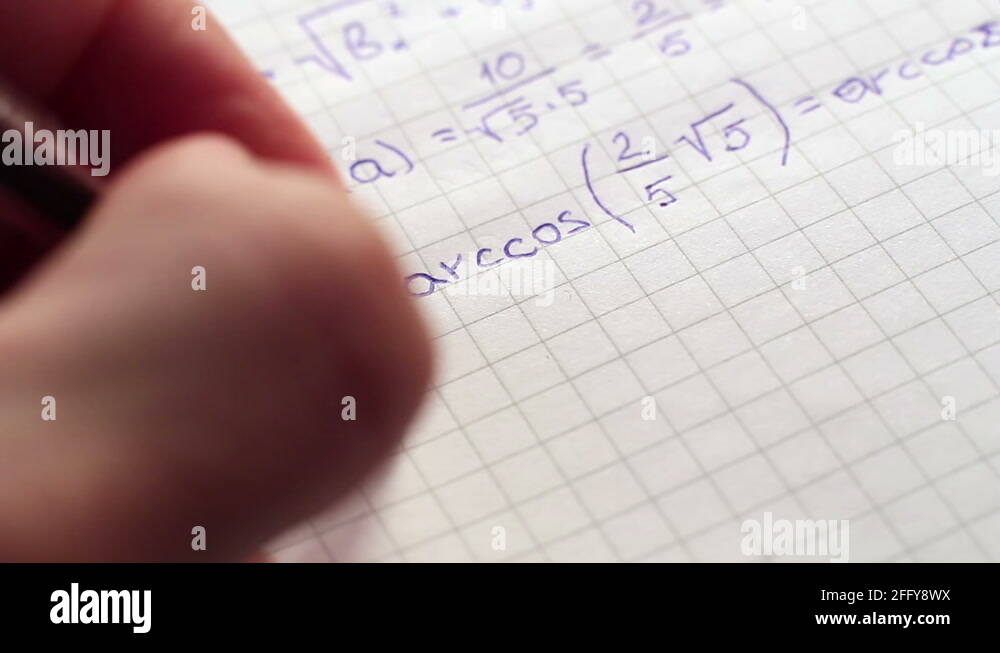 Mathematics writing formulas Stock Videos & Footage - HD and 4K Video ...