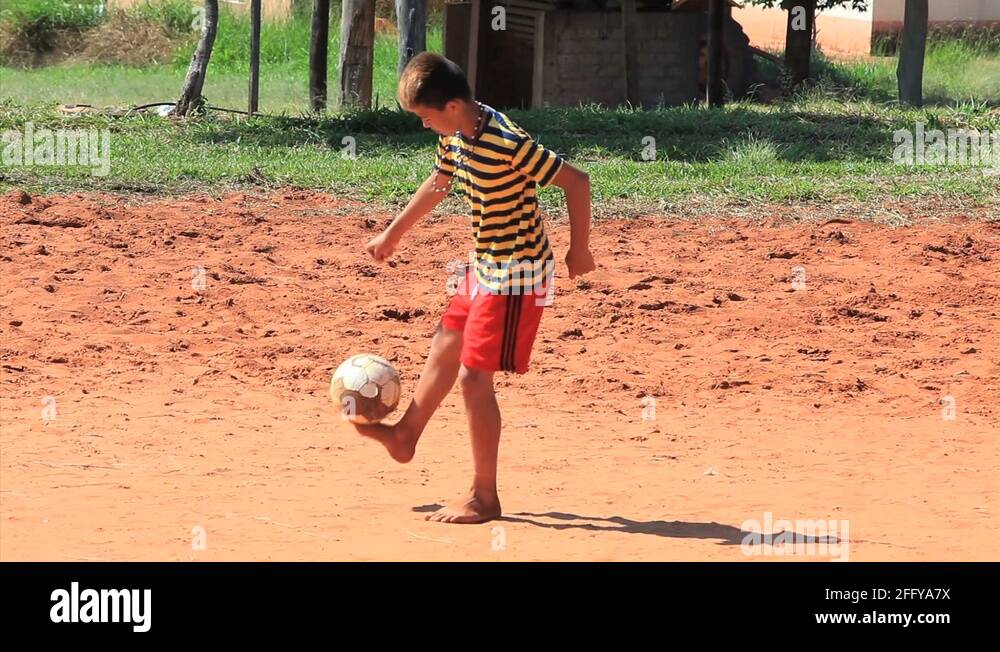 Brazilian indigenous kids playing soccer, Brazil - childrens having fun ...