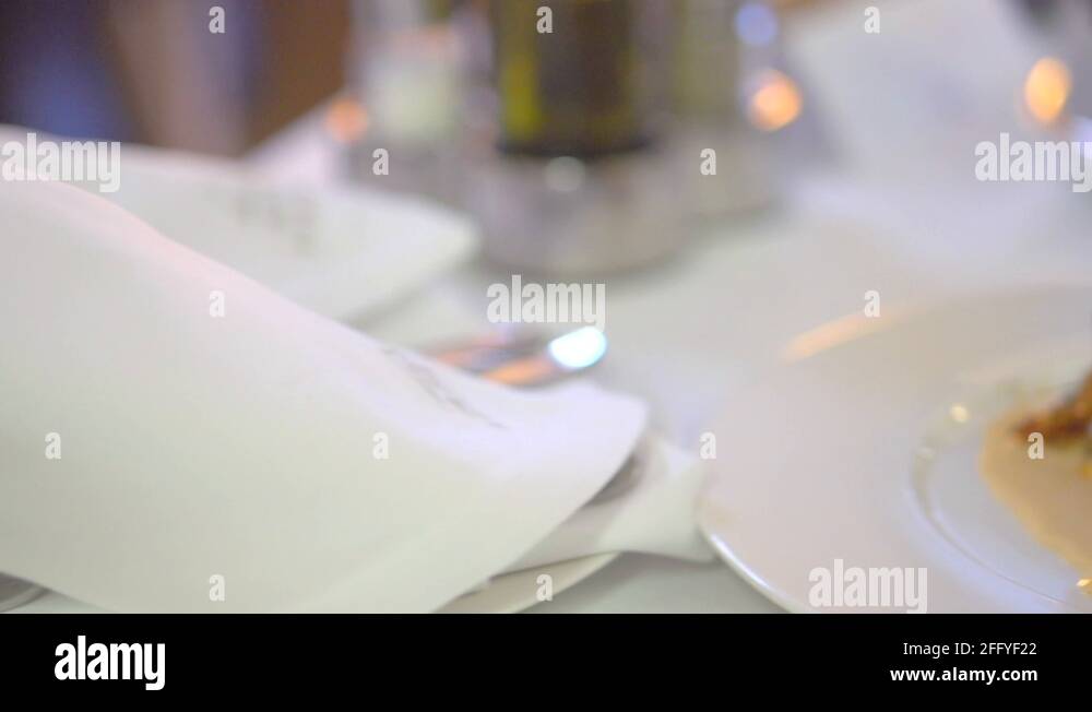 Room service. Dinner food in a hotel room. Dinner Stock Video Footage ...