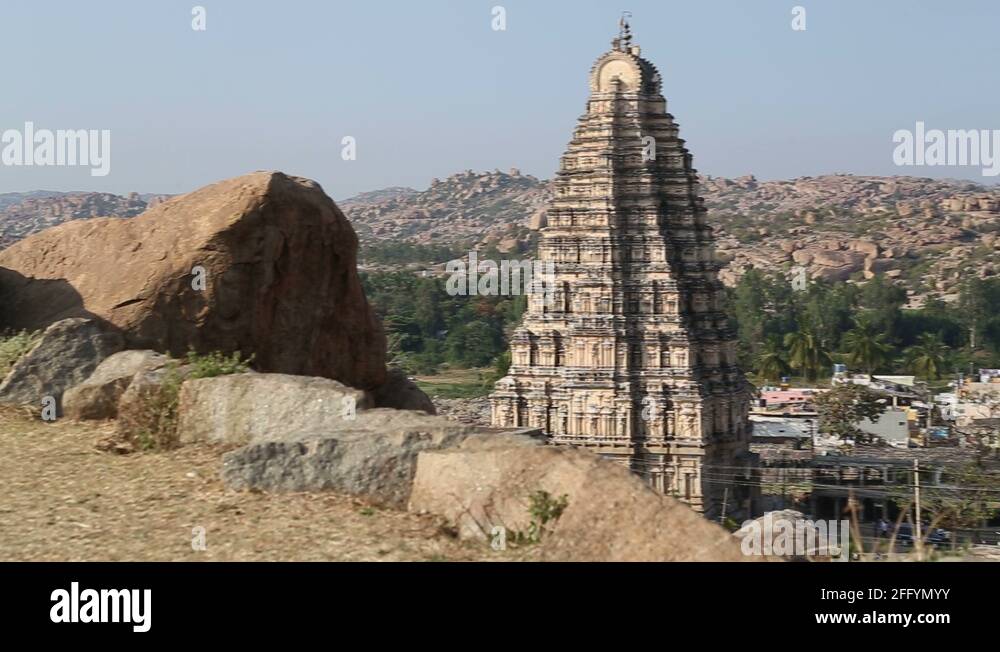 Virupaksha temple in hampi Stock Videos & Footage - HD and 4K Video ...