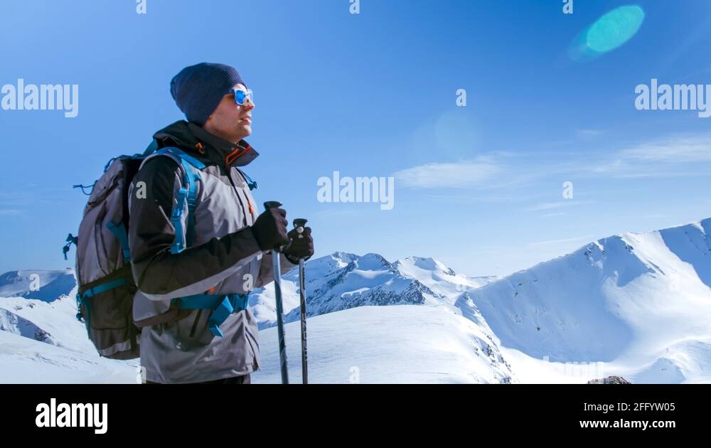 Snow hiker Stock Videos & Footage - HD and 4K Video Clips - Alamy