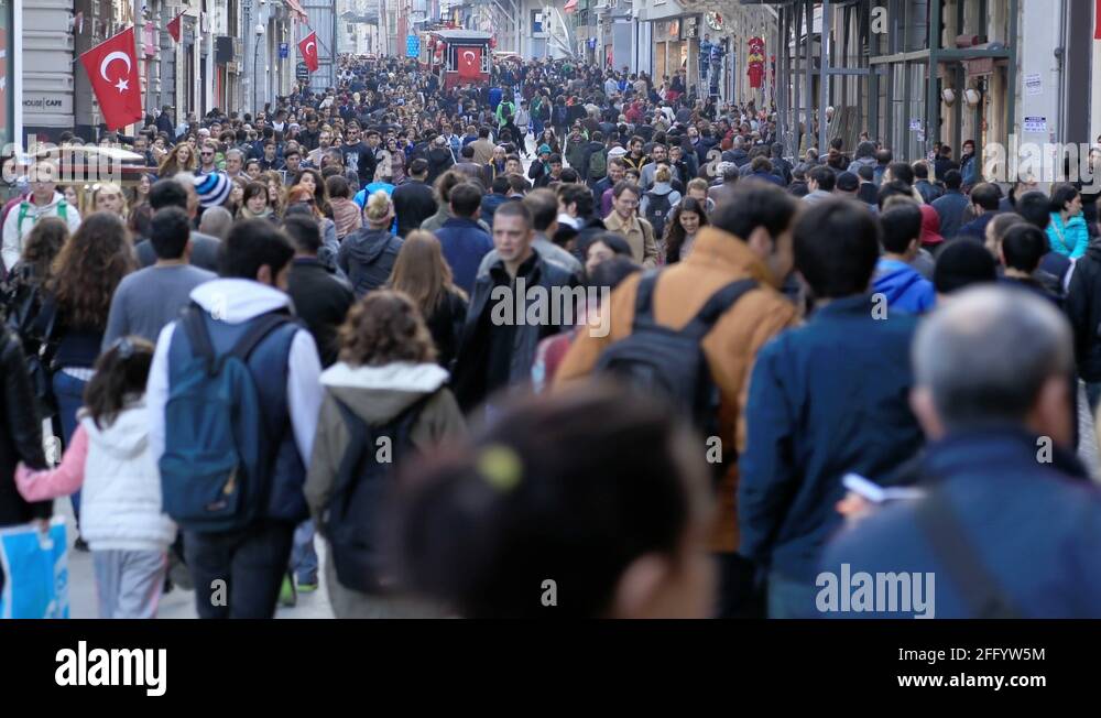 Istiklal street crowd Stock Videos & Footage - HD and 4K Video Clips ...