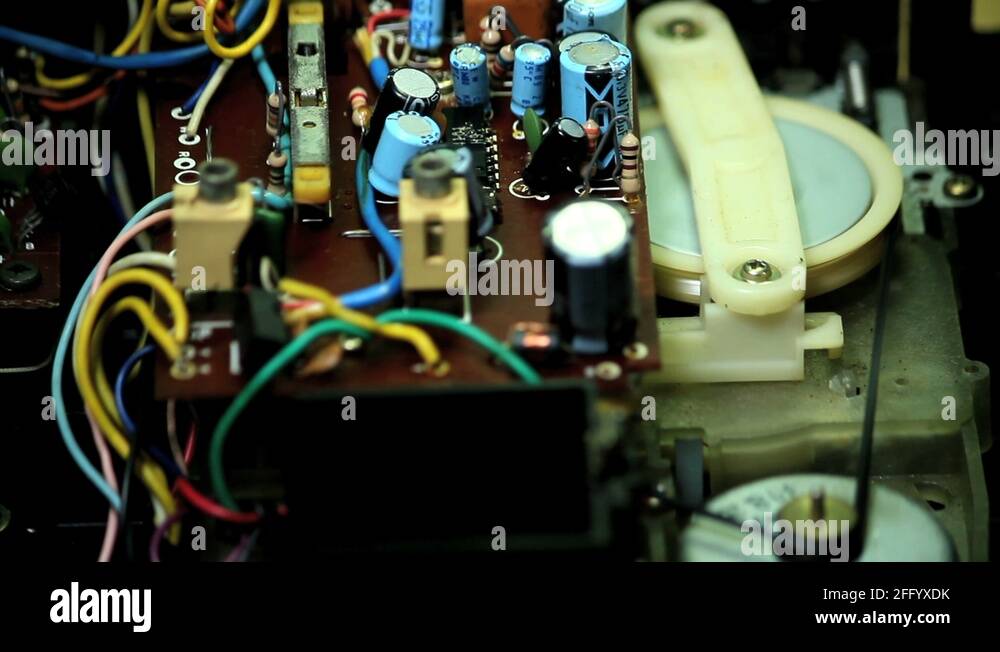 Electronic Scheme Circuit Connection Radio Components Old Technology ...