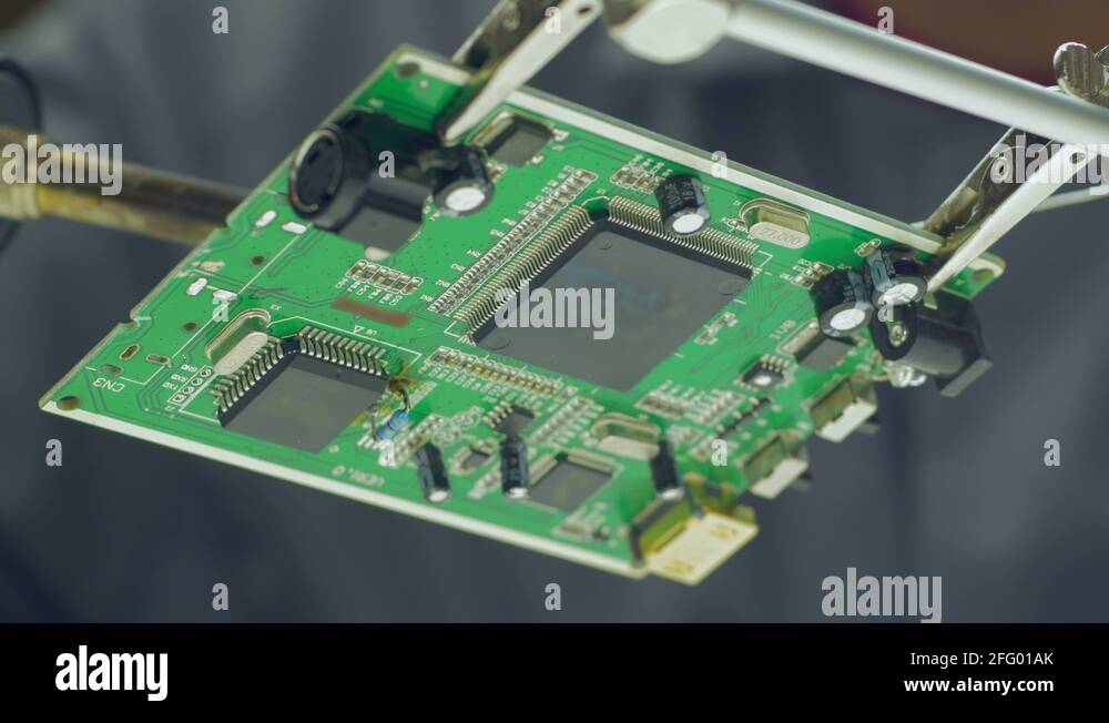 Electronic circuit board with wires Stock Videos & Footage - HD and 4K ...