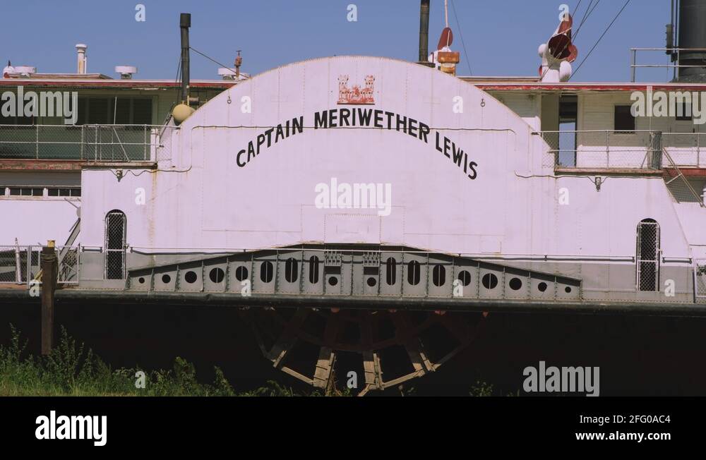 Static view of ship Captain Meriwether Lewis Stock Video Footage - Alamy