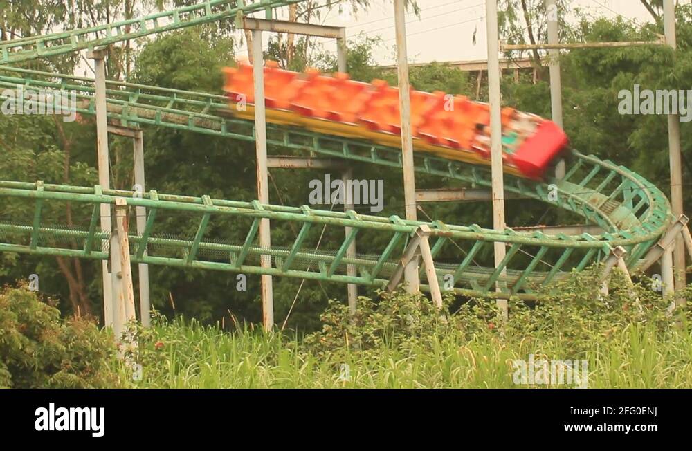 Traditional wooden roller coaster Stock Videos & Footage - HD and 4K ...