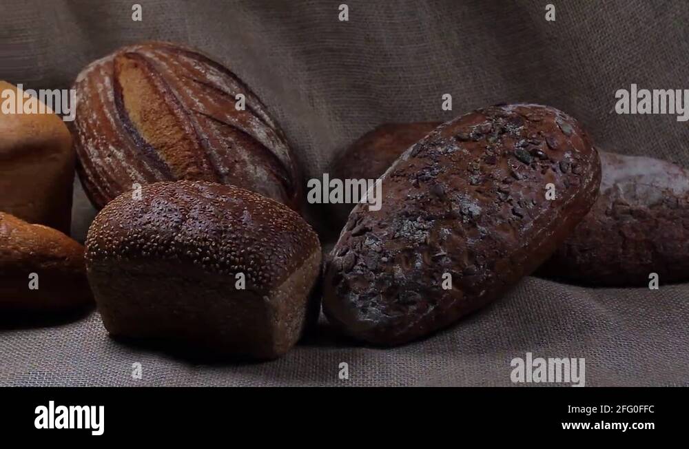 Different types bread rye bread Stock Videos & Footage - HD and 4K ...