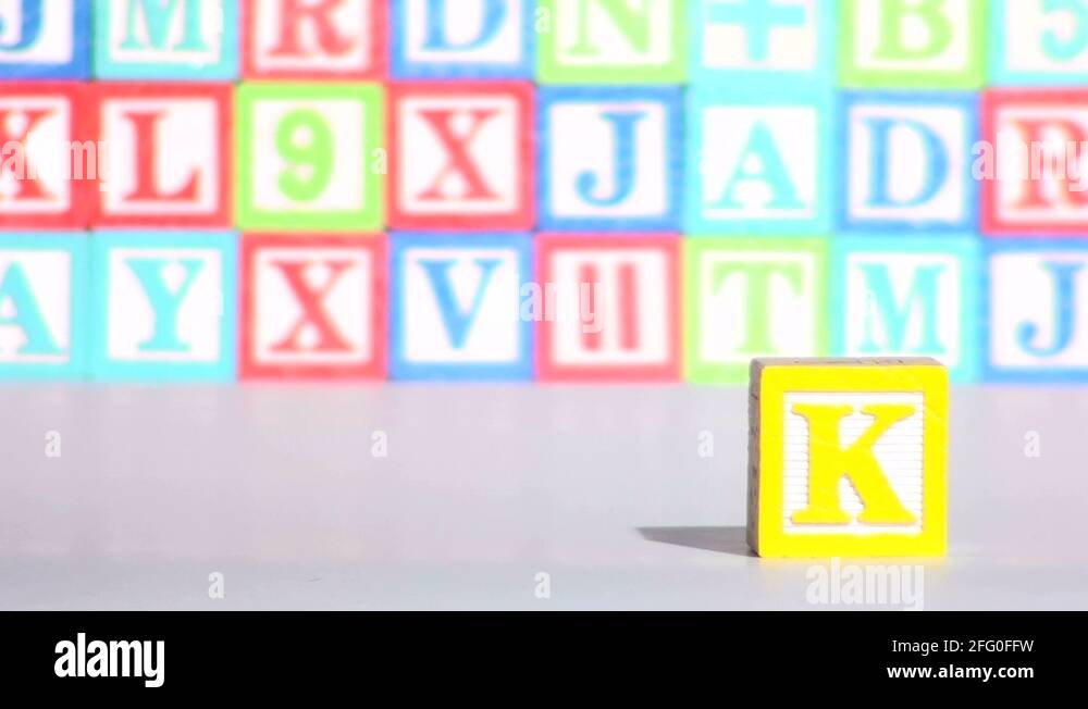 Wooden building blocks RISK blocks background - HD Stock Video Footage ...