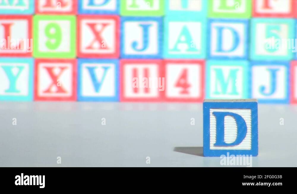 Wooden building blocks WORD blocks background - HD Stock Video Footage ...