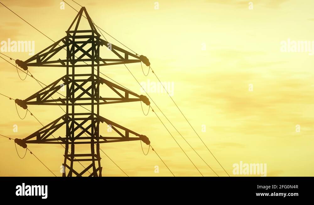 Electric utility poles to the horizon Stock Videos & Footage - HD and ...