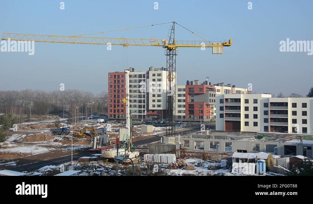Crane lift block flat house Stock Videos & Footage - HD and 4K Video ...