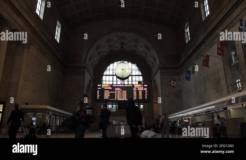 Toronto union station interior Stock Videos & Footage - HD and 4K Video ...