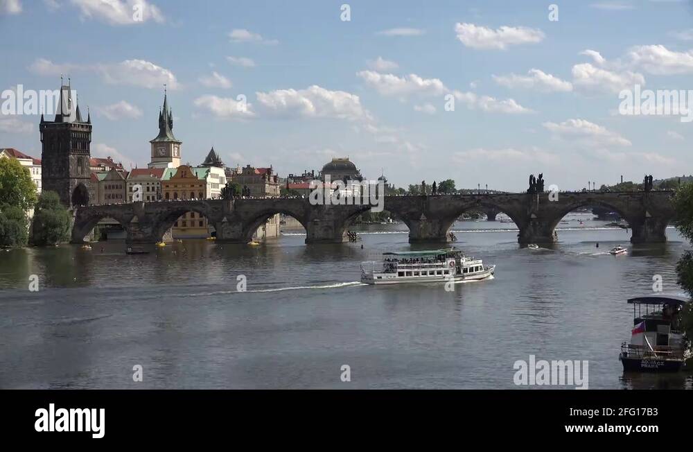Charles bridge famous historic Stock Videos & Footage - HD and 4K Video ...