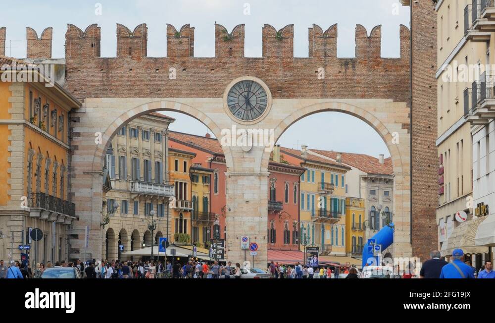 verona gate old main entrance 4k Stock Video Footage - Alamy