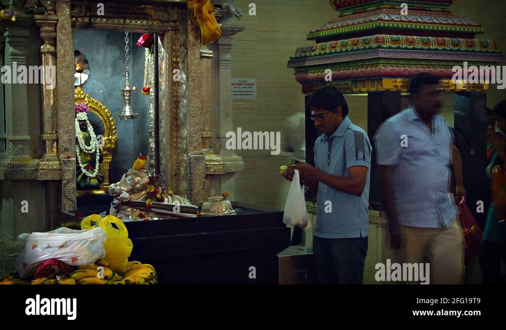 Worshippers in hindu temple Stock Videos & Footage - HD and 4K Video ...