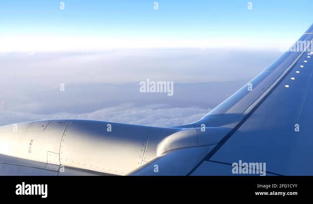 airplane passenger window seat wing 4k POV point of view airbus plane ...