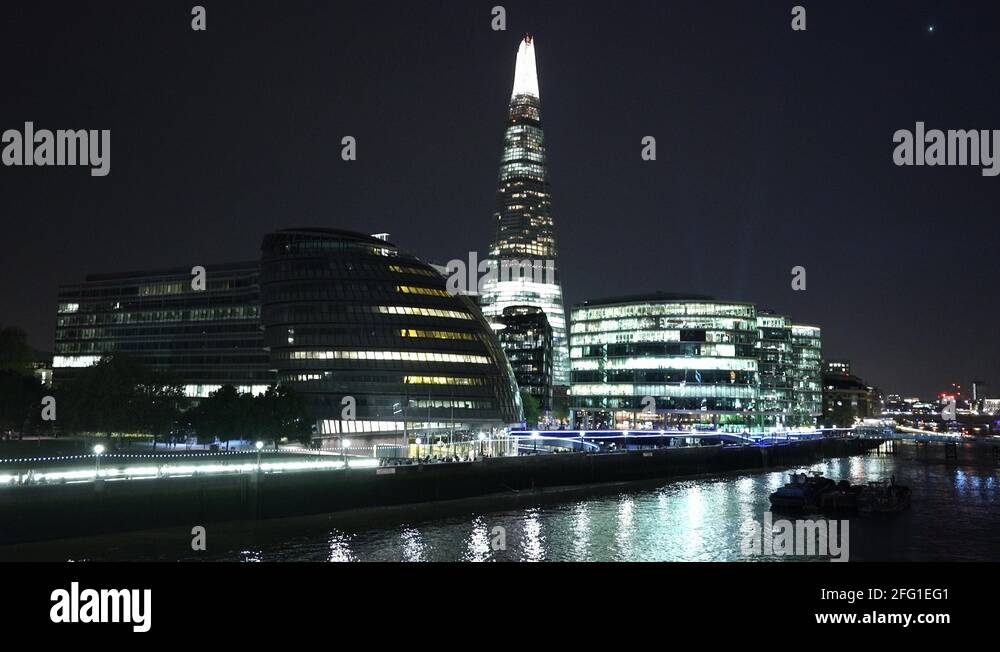 London city hall at night Stock Videos & Footage - HD and 4K Video ...