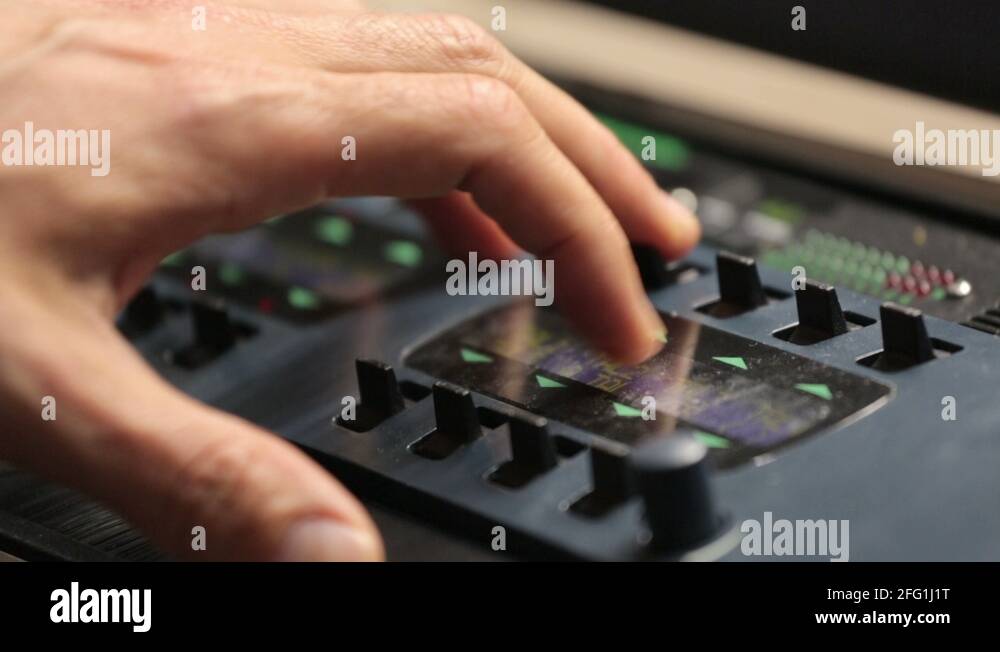 intercom TV control room operating Stock Video Footage - Alamy