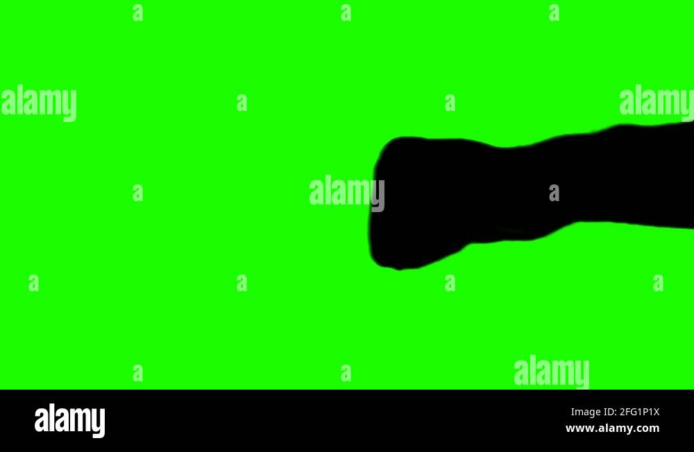 Stop hand sign green screen - HD Stock Video Footage - Alamy
