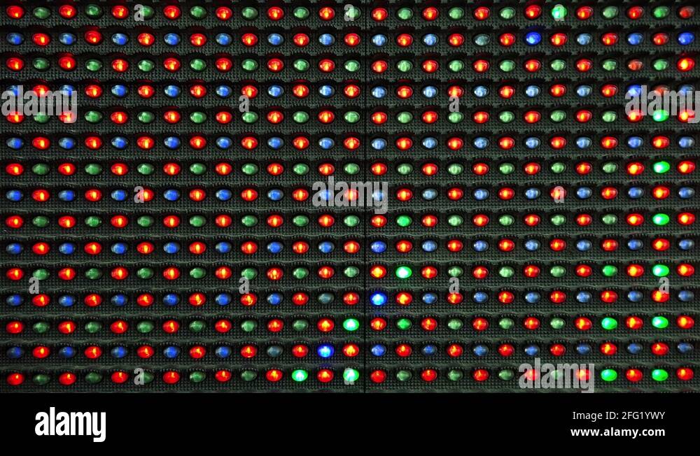 RGB LED Display as Technology Background Stock Video Footage - Alamy