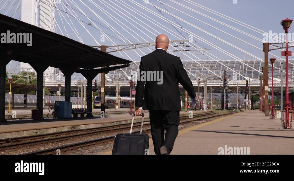 Man late train platform Stock Videos & Footage - HD and 4K Video Clips ...
