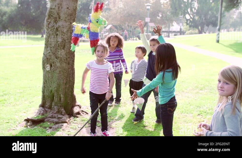 Children hitting pinata birthday Stock Videos & Footage - HD and 4K ...