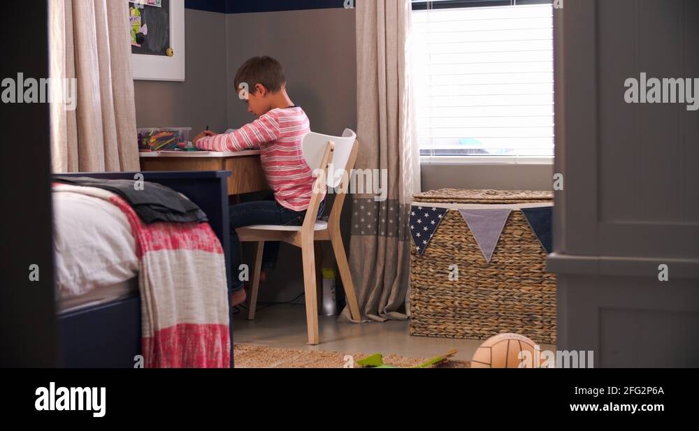 Boy in his bedroom Stock Videos & Footage - HD and 4K Video Clips - Alamy