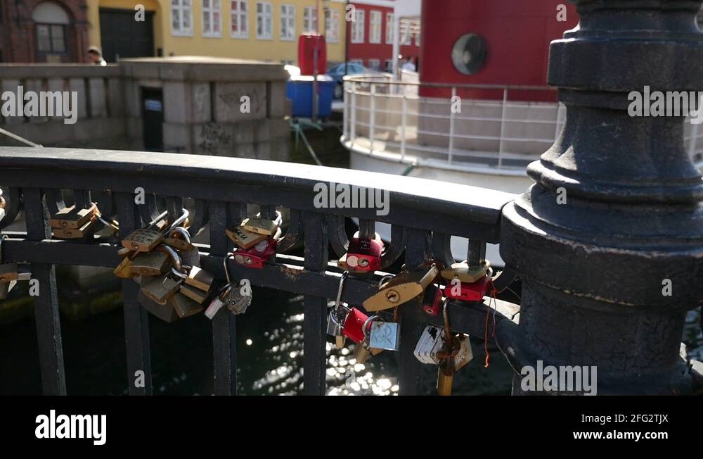 Copenhagen love locks Stock Videos & Footage - HD and 4K Video Clips ...