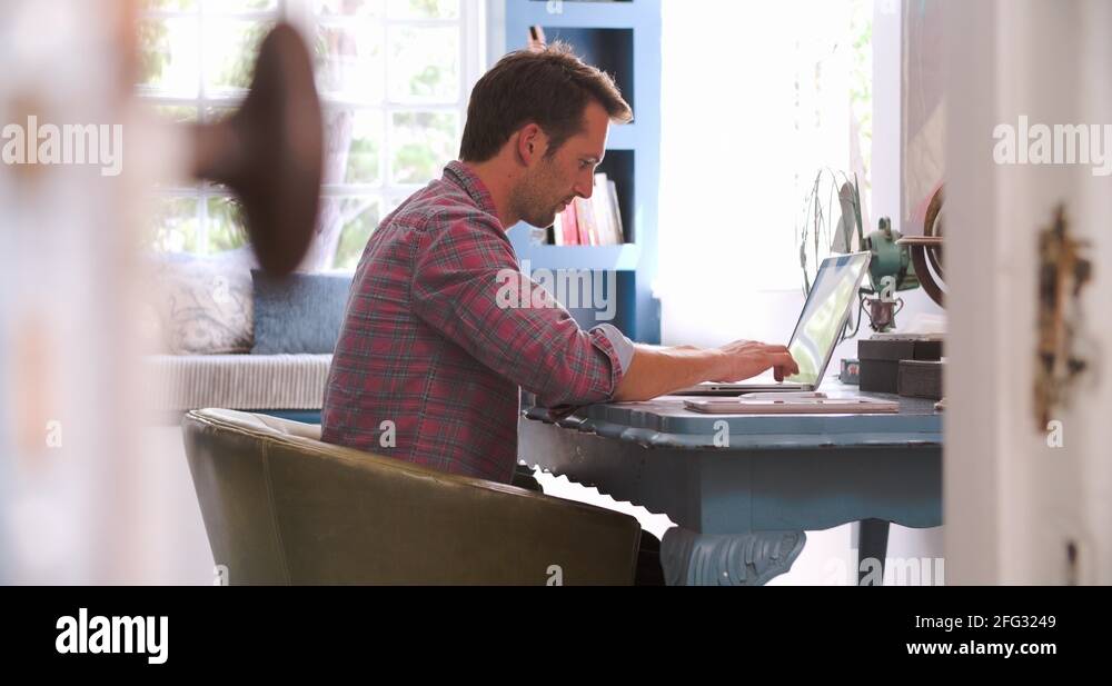 Man writing desk in home Stock Videos & Footage - HD and 4K Video Clips ...