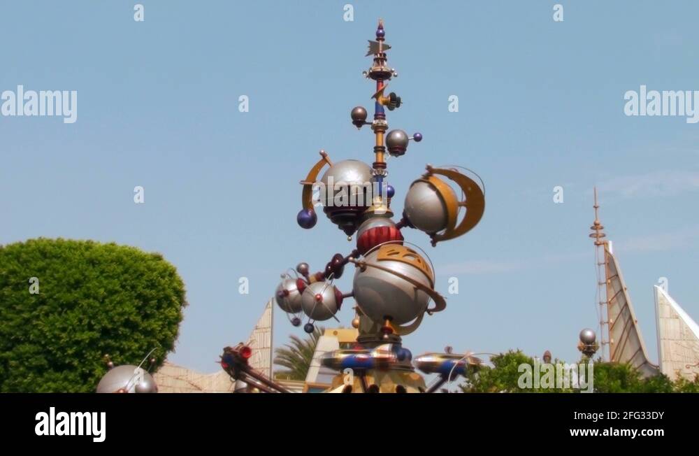 Amusement park space ride - HD Stock Video Footage - Alamy