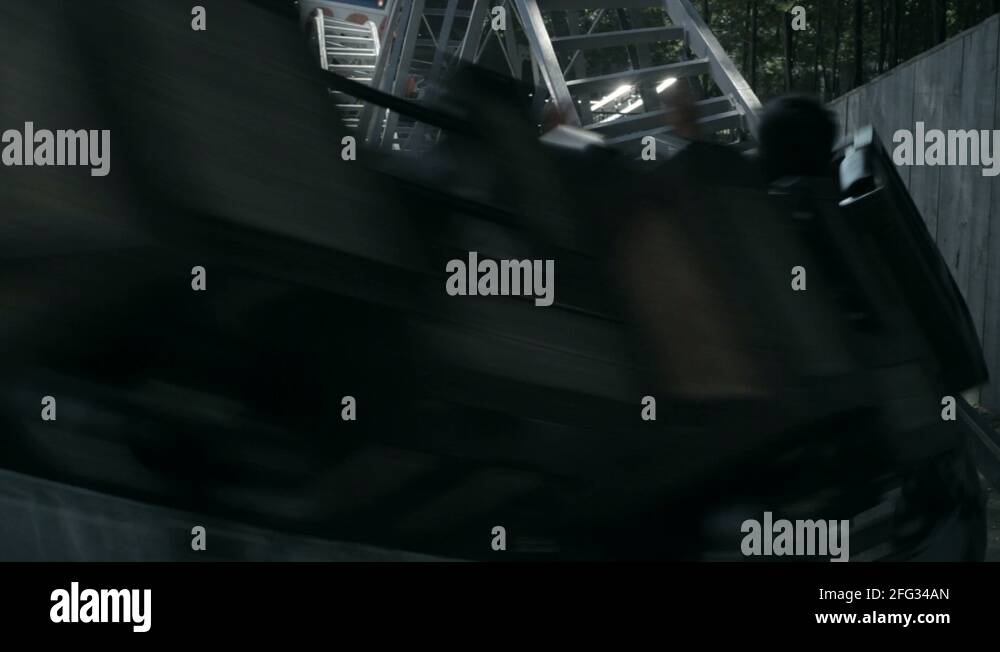 Exhilarating roller coaster Stock Videos & Footage - HD and 4K Video ...