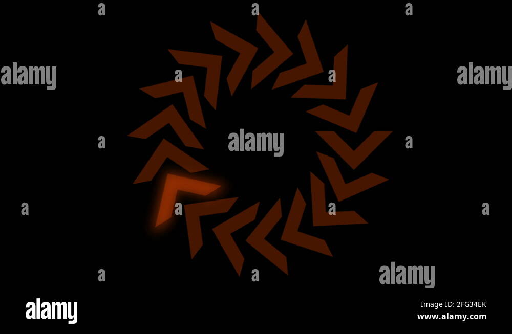 4k Direction arrow queue design sign background,signal process backdrop ...