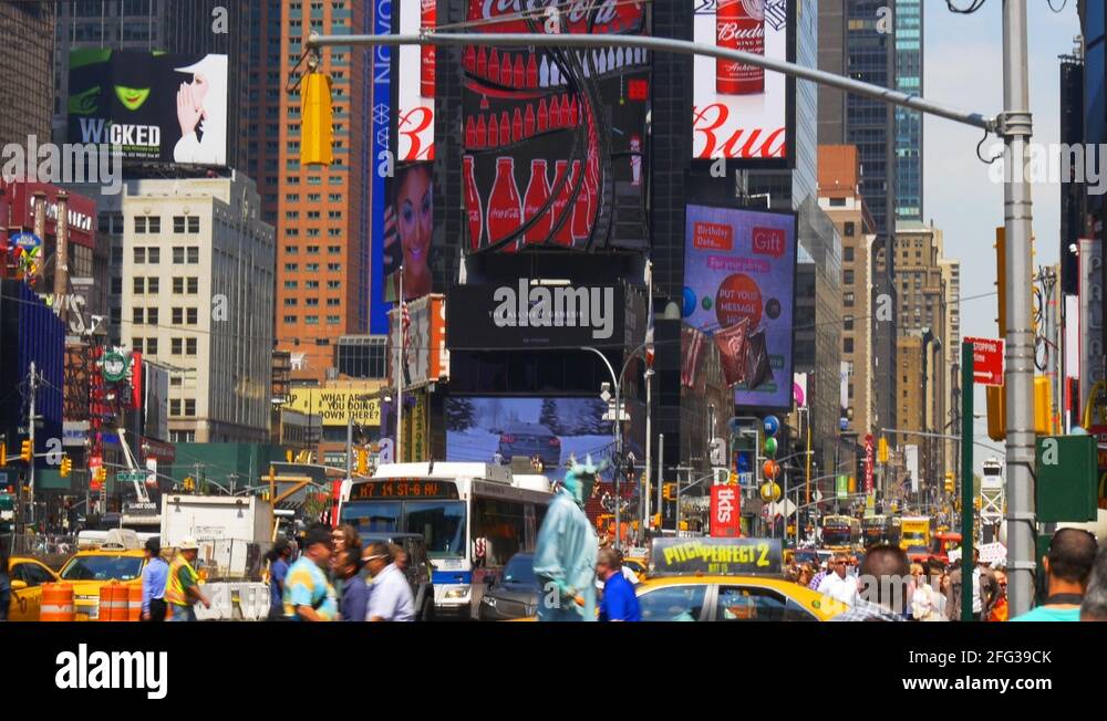 Times square street view Stock Videos & Footage - HD and 4K Video Clips ...